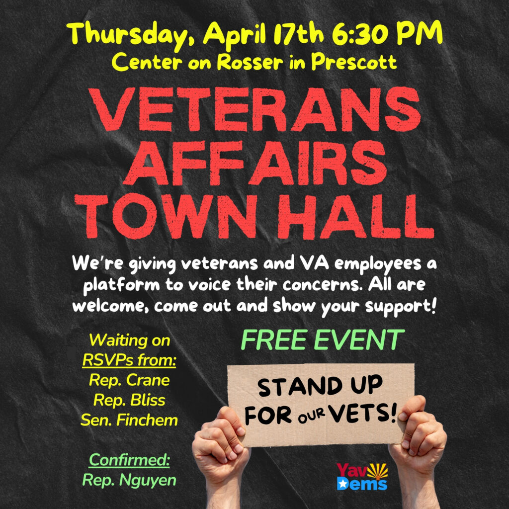 Veterans Affairs Town Hall | Yavapai County Democratic Party